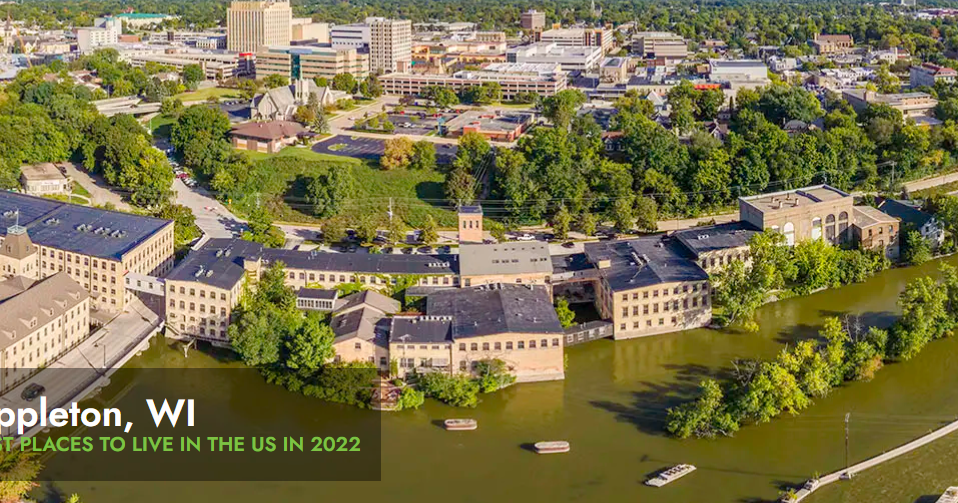 Appleton Ranked #39 in Best Places to Live | Fox Cities CVB